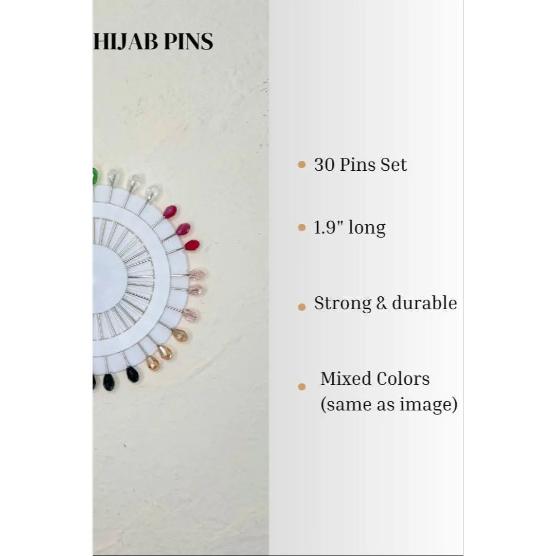 Crystal Hijab Pins - TikTok Shop