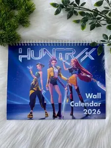 Huntrix K-Pop Demon Hunter Wall Calendar 2026, Kpop Anime Calendar ...