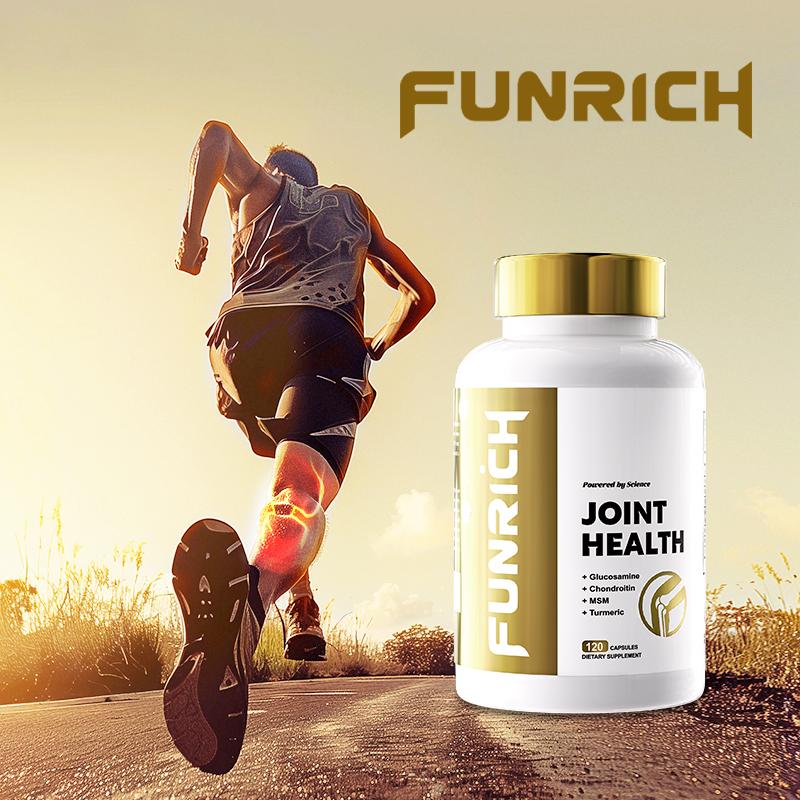 FUNRICH Joint Support for Active Lifestyle – Mobility, Flexibility & Recovery with Glucosamine ...