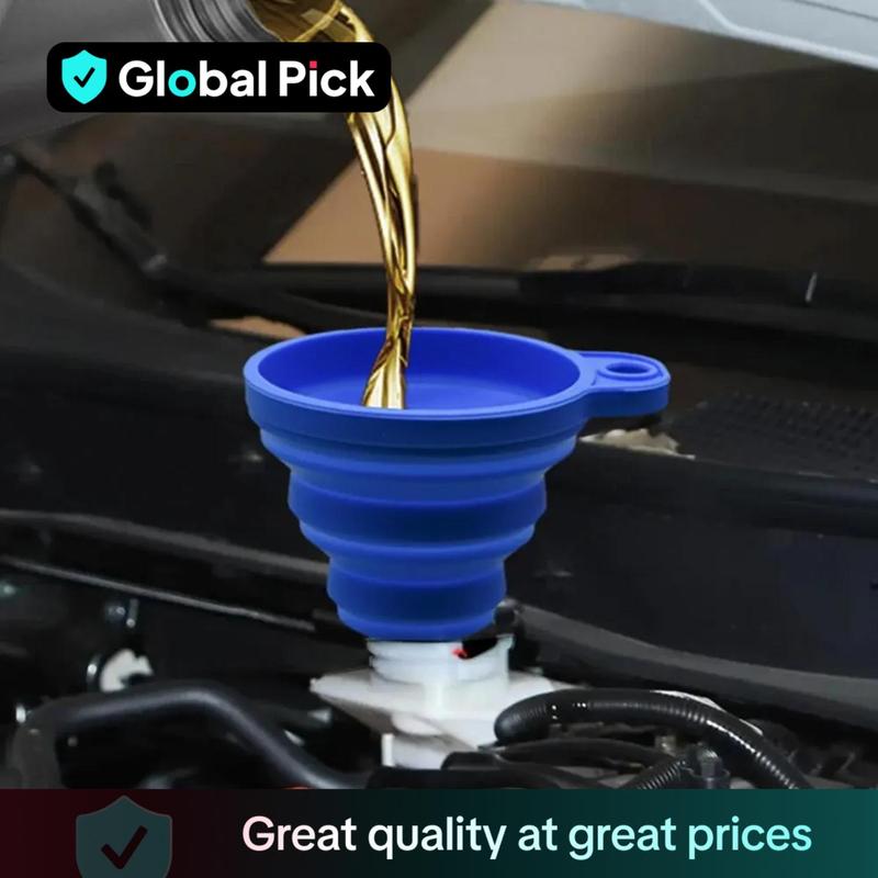 Car Oil Change Filling Drip Pan, Portable Silicone Oil Change Drip Pan ...