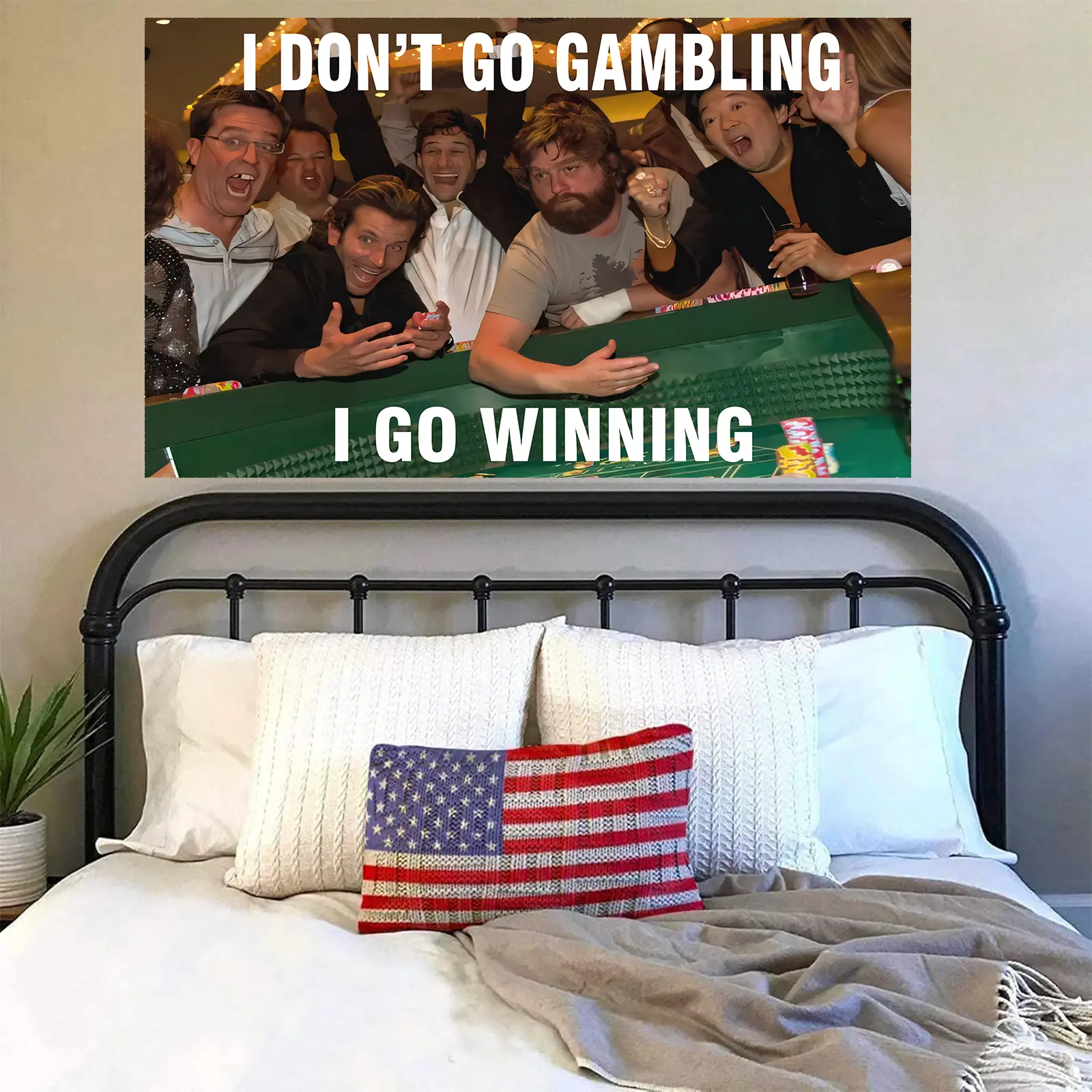 I DON'T GO GAMBLING I GO WINNING Hangover Flag for Room 3x5 Feet ...