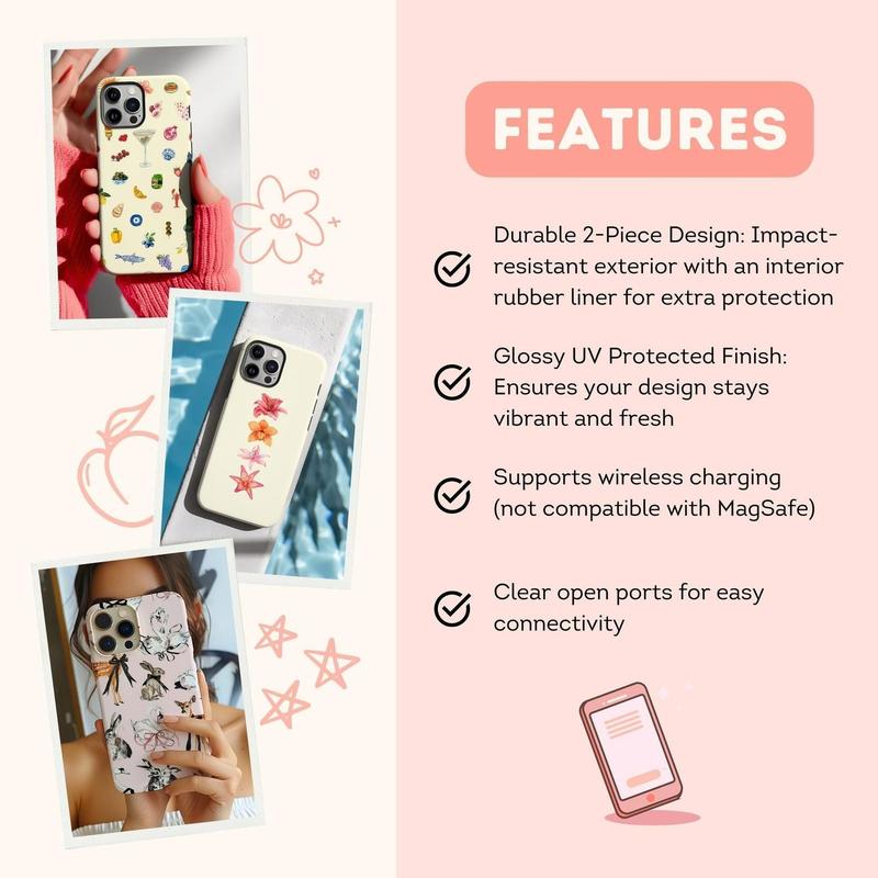 Vintage Red Gingham Checkered IP Phone Case | Cottagecore Aesthetic ...