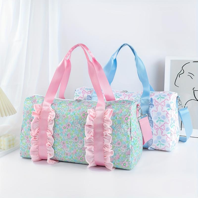 Floral Weekend Bag - Lightweight & Comfortable Carry-On Luggage for ...