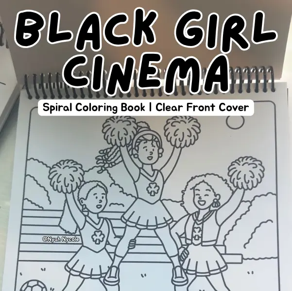 Black Girl Cinema | Clear Front Cover ONLY | Nyah Nycole - TikTok Shop