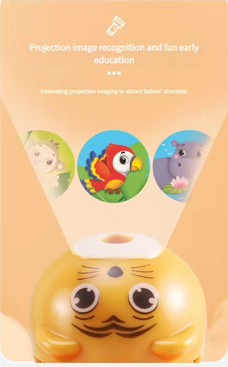 48 Patterns Slide Projection Torch Toy — Early Educational Intelligent ...