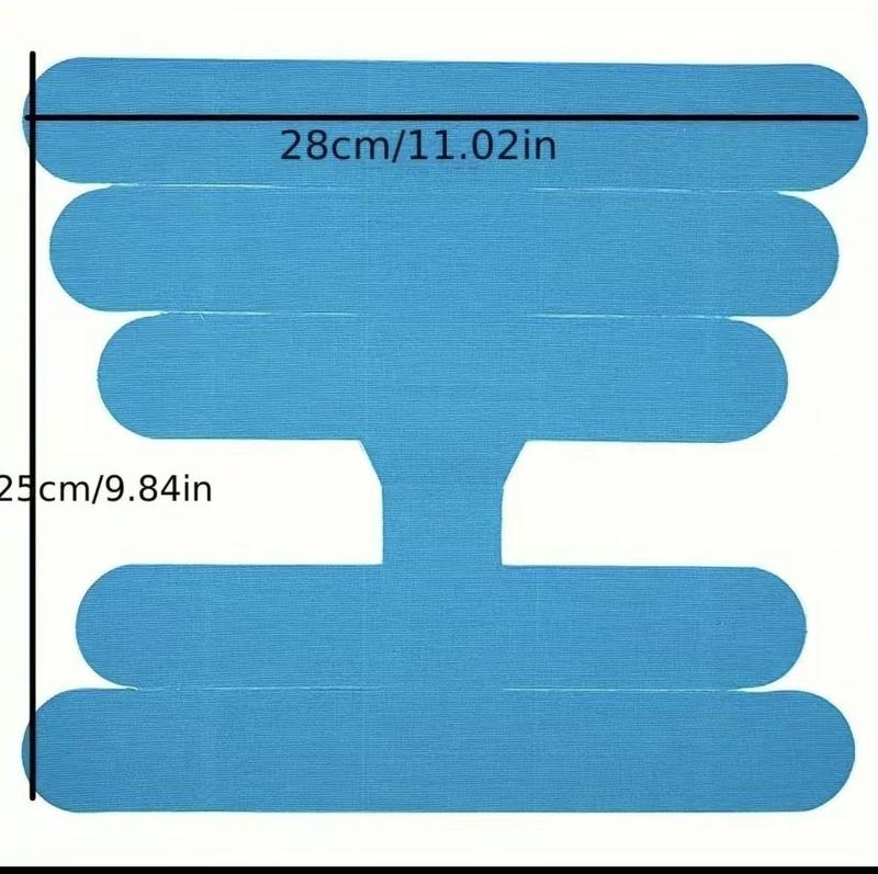 10pcs Pre-Cut Kinesiology Sports Tape for AnkleSupport - Universal Fit ...