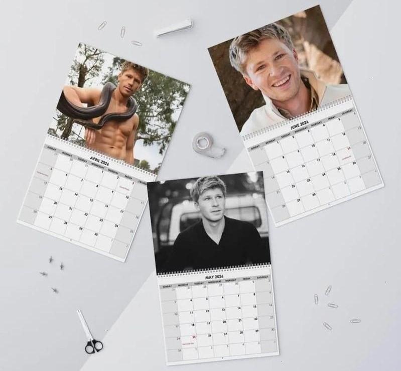 Robert Irwin 2026 Calendar, Wildlife Conservation Celebrity Planner ...