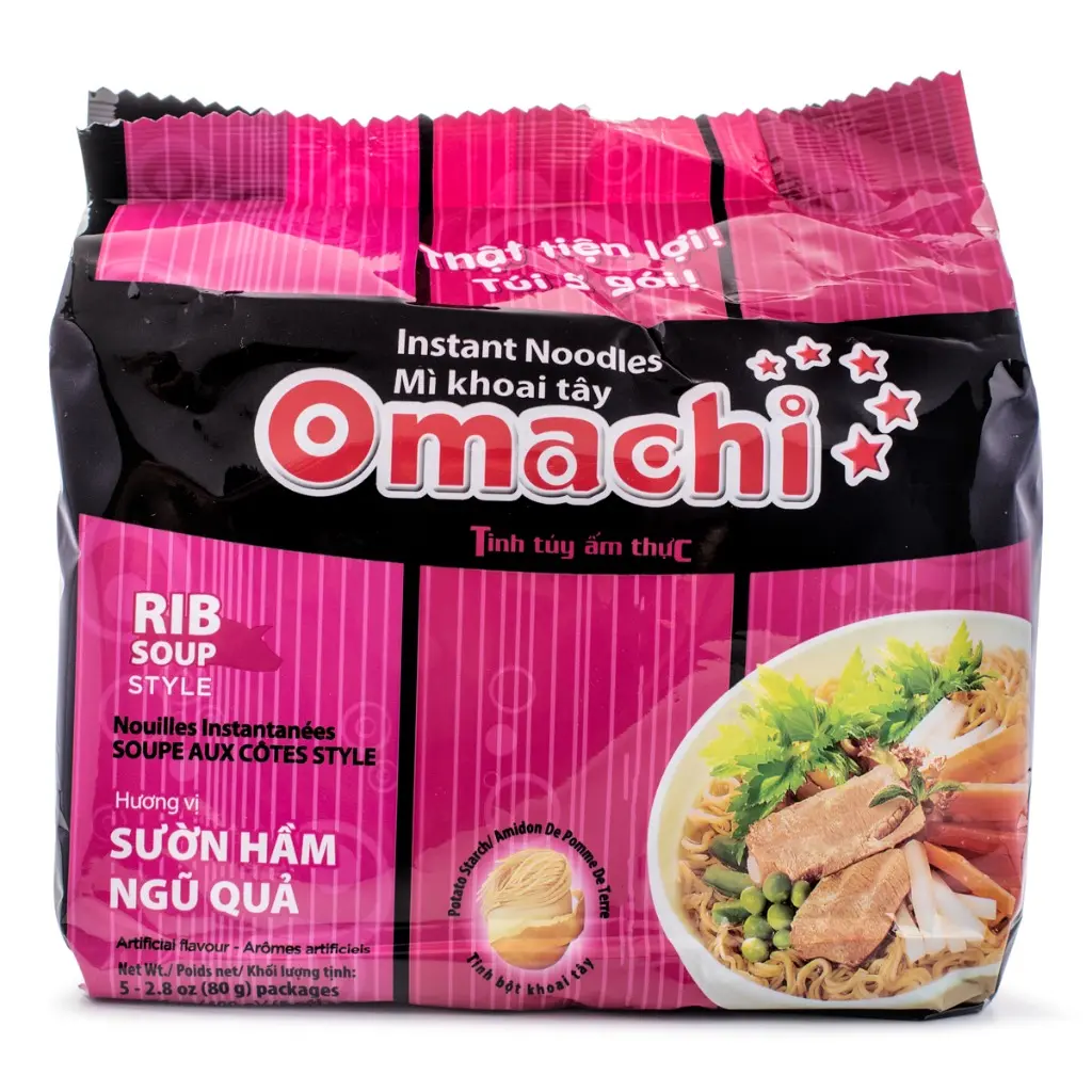 Omachi Instant Noodles Pork Rib Flavor 5pk 1 each - TikTok Shop
