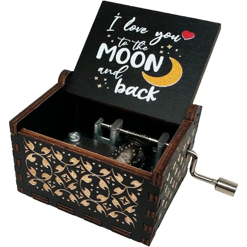 You're My Sunshine Music Box, Antique Engraved Wooden Musical Boxes ...