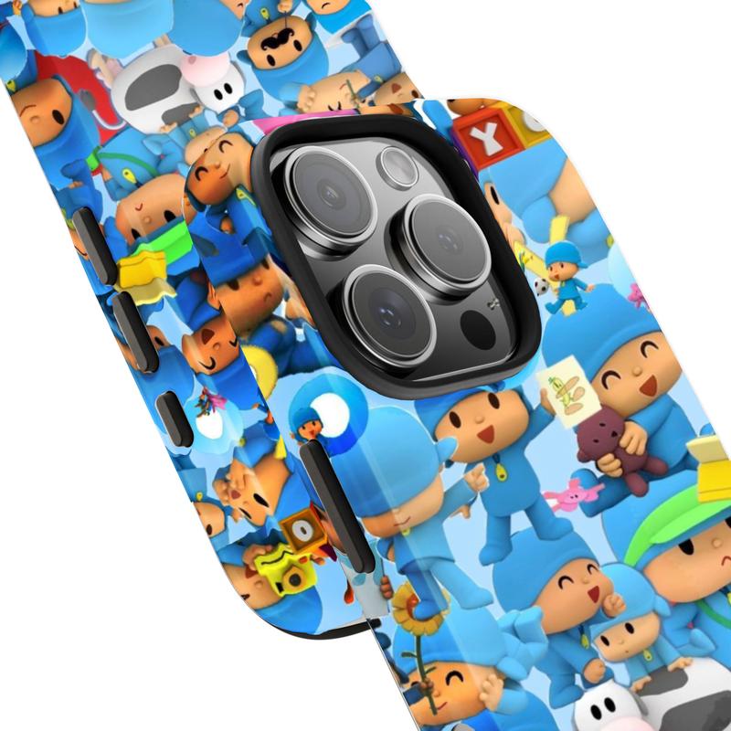 Adorable Pocoyo Phone Case – Kawaii Blue Cartoon Character Cover – Fun ...