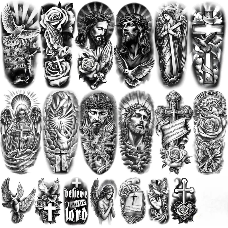 religious tattoo flash art - TikTok Shop