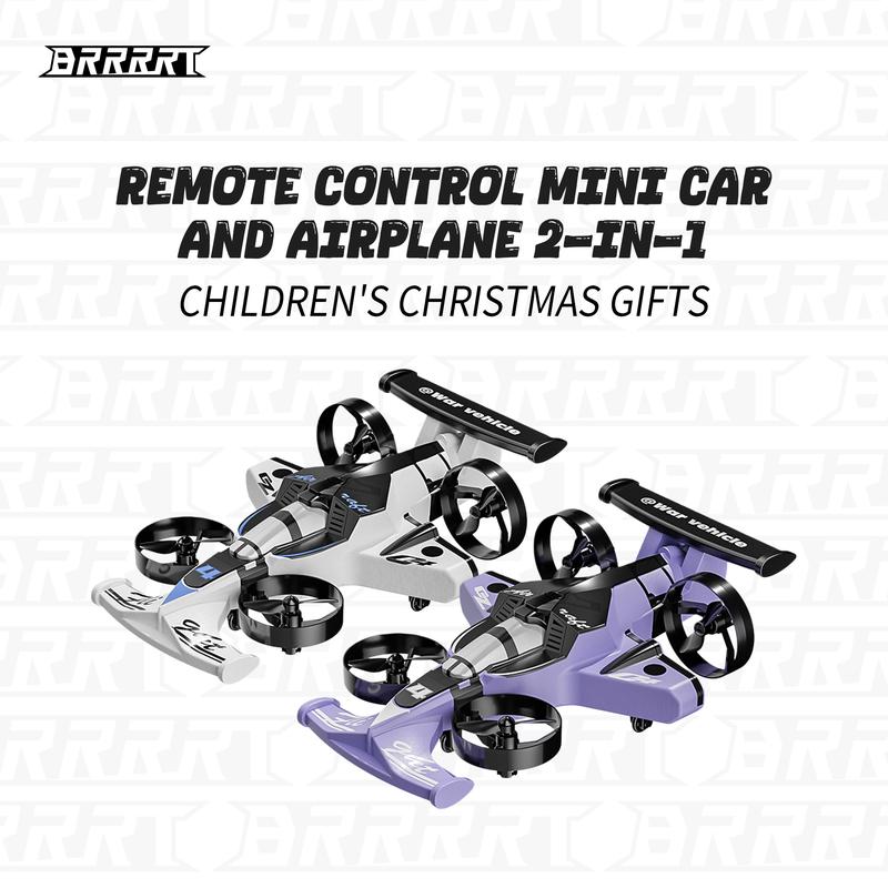 BRRRRT Remote-controlled car and plane combo, 360-degree drift tires ...