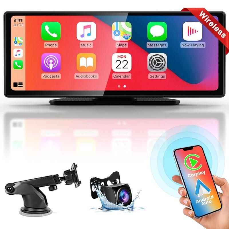 2025 Portable Wireless Carplay Screen Carplay & Android Auto,10 ...