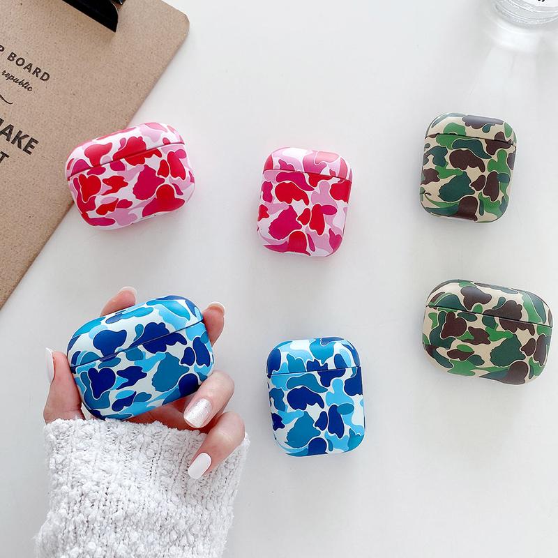 Army Camouflage Earphone Cases For AirPods 1 2 Pro Case Hard PC Cute ...