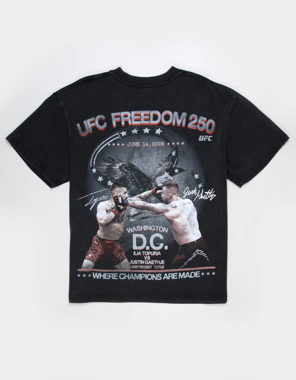 UFC Freedom 250 Mens Boxy Tee - TikTok Shop