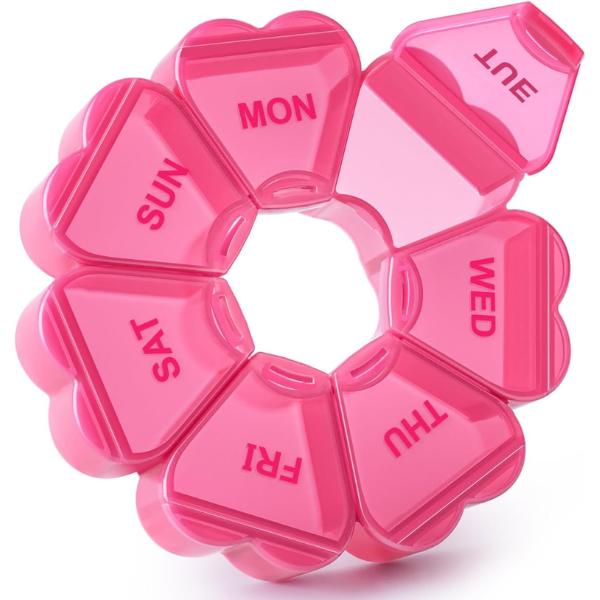 Large Weekly Pill Organizer 7Day Vitamin Case Large Capacity ...