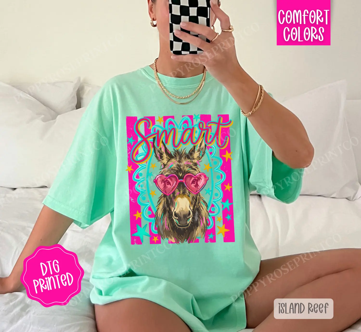Smart And Sarcastic Shirt Comfort Colors, Trendy Graphic Women's Tee ...
