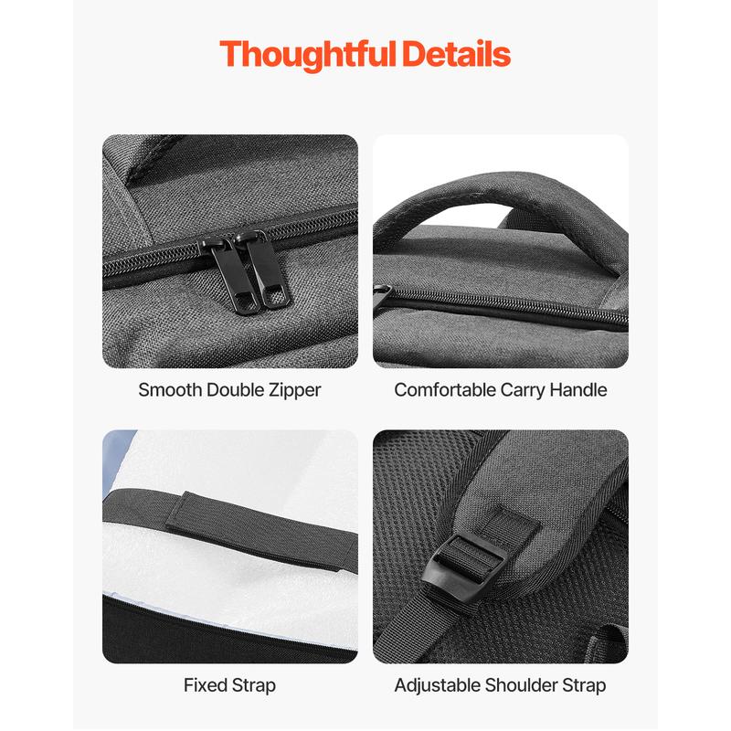 VEVOR PS5 Backpack, TikTokShopBlackFriday, Dual Shoulder Travel Bag for ...