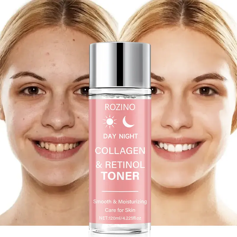 ROZINO- Collagen Retinol Toner - Smooth & Moisturizing Day Night ...