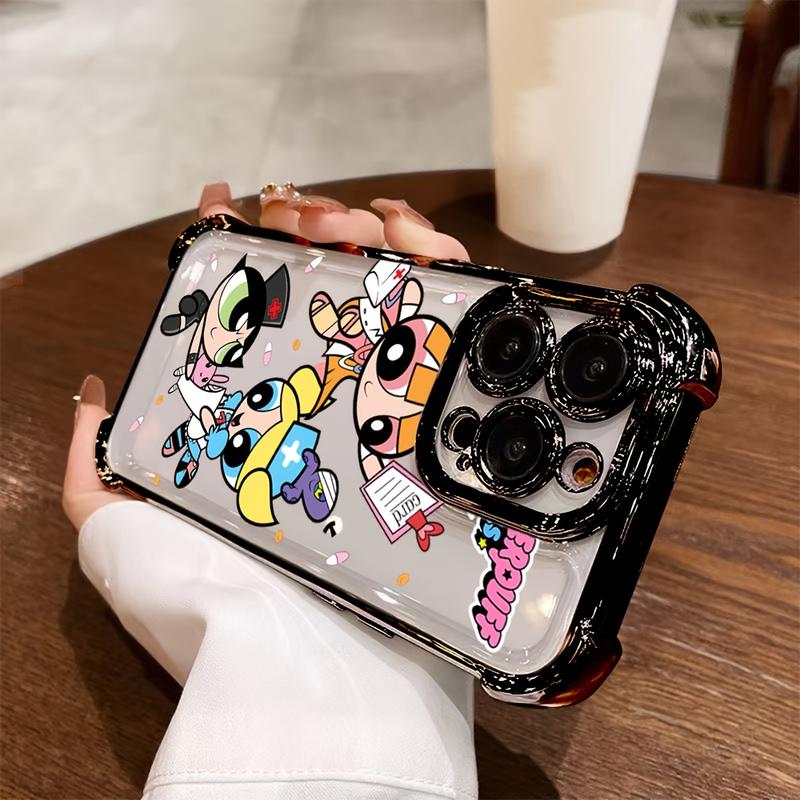 [Kawaii Phone Case] Transparent Soft Back Cartoon Kawaii Girl Phone ...