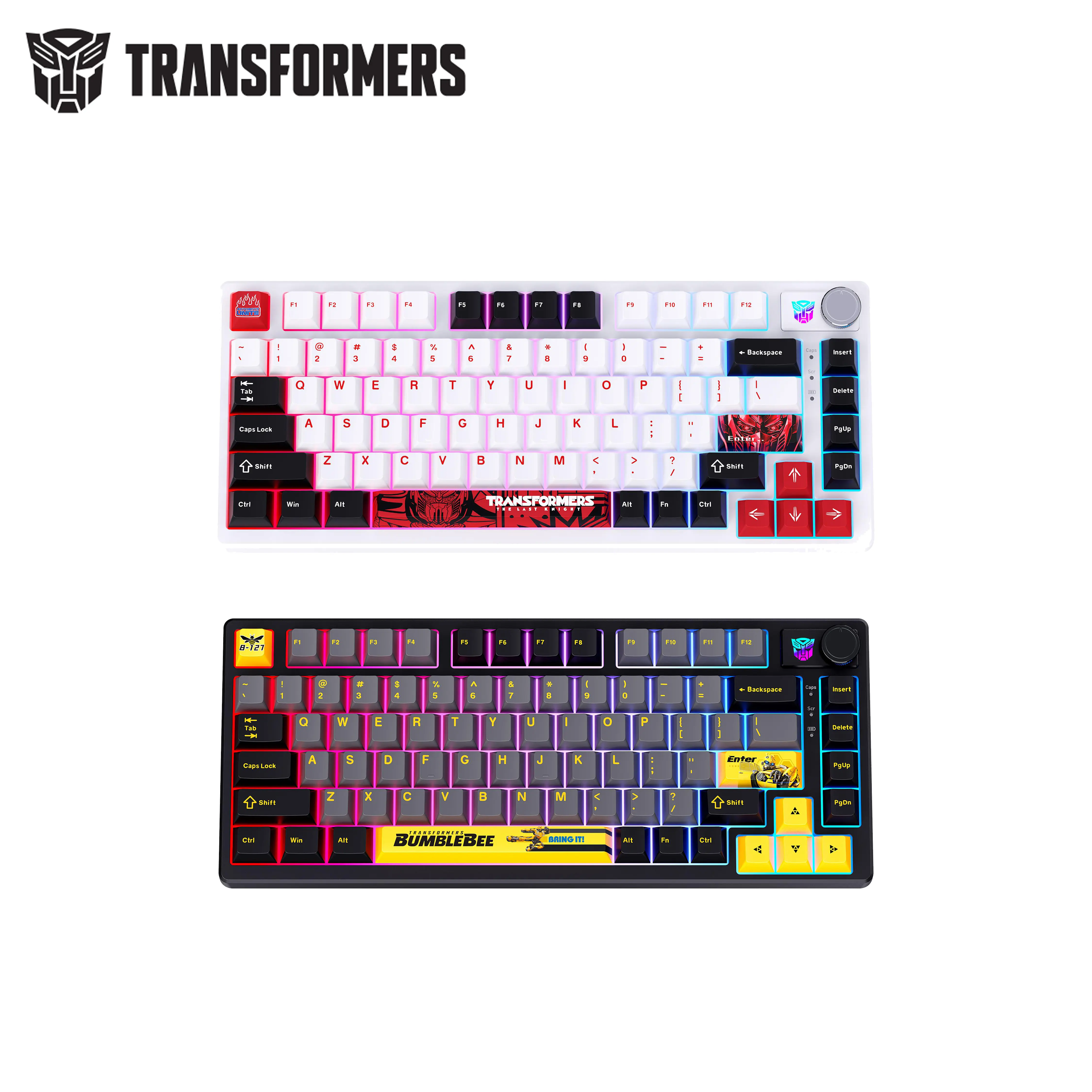 Transformers TF-GK03 Wireless Mechanical Keyboard with Hot-Swap Red ...
